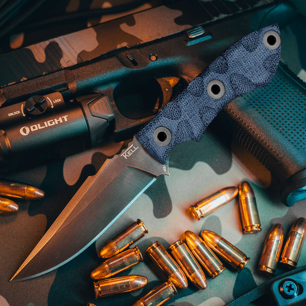 Striker | EDC Mako Knife with Thumb Rest | T.Kell Knives