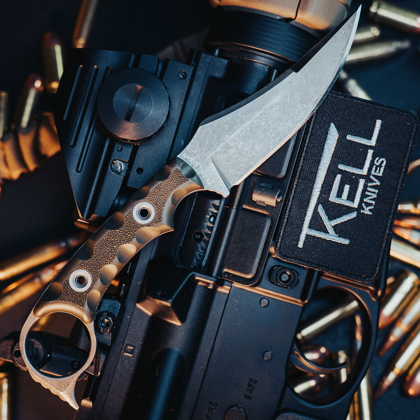 Gideon V3 | Tactical Reverse Edge Knife | T.Kell Knives